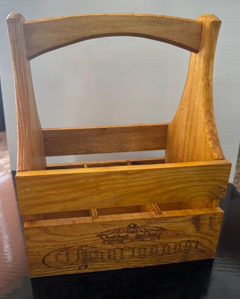 Personalized Beer Box, Wooden Beer Holder, Six Pack Beer Box With ...