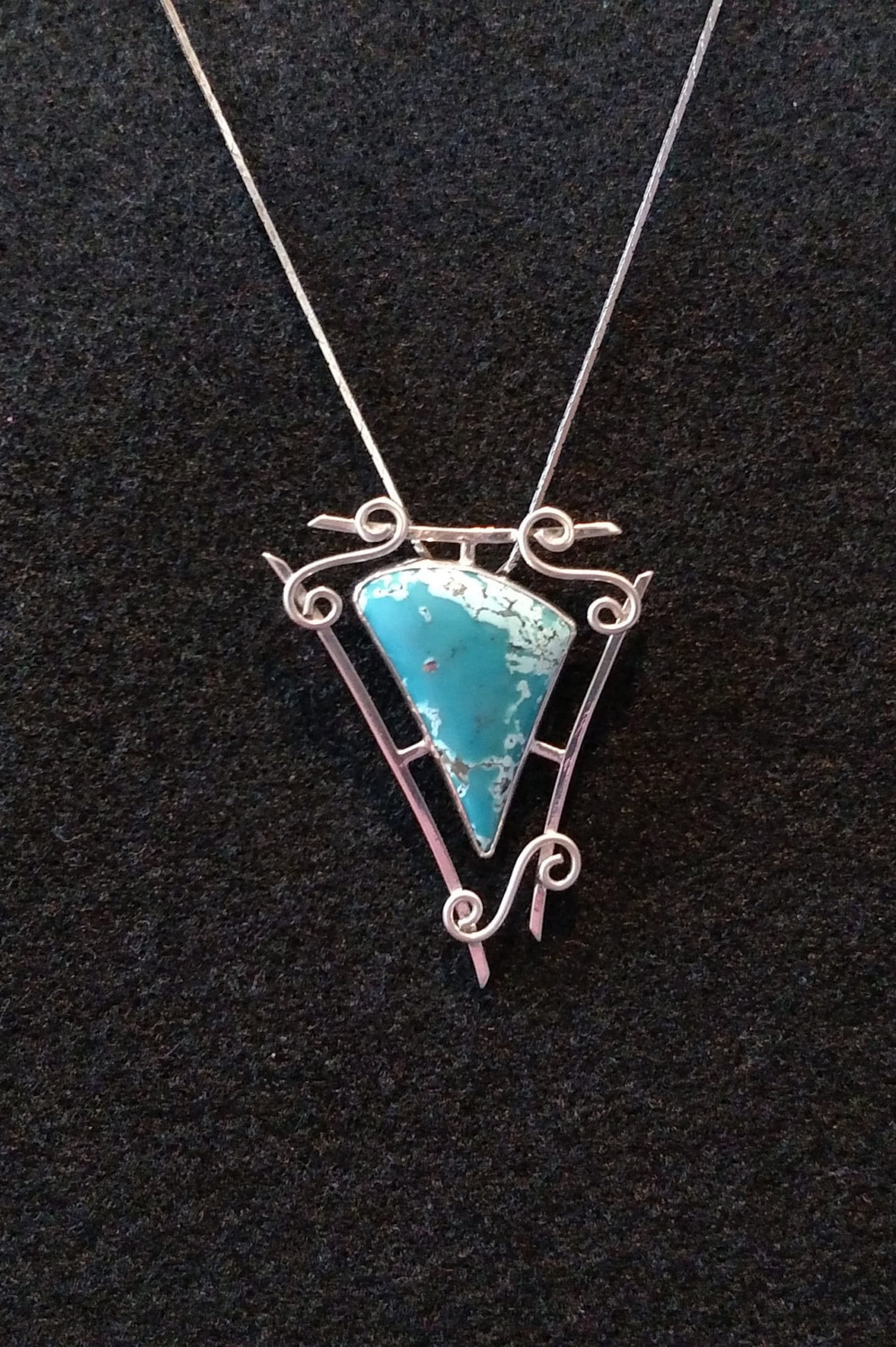 Fox Mine Turquoise Pendant - Etsy