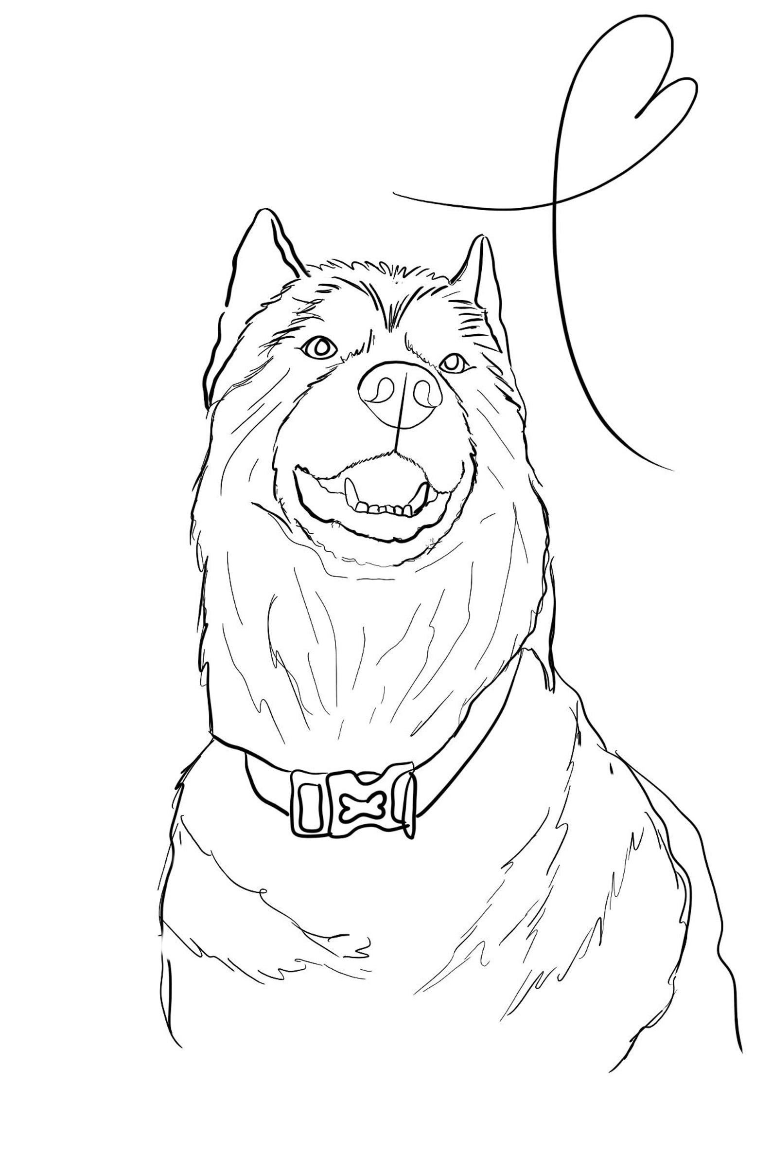 Digital Personalised Fine Line Portraits - Etsy