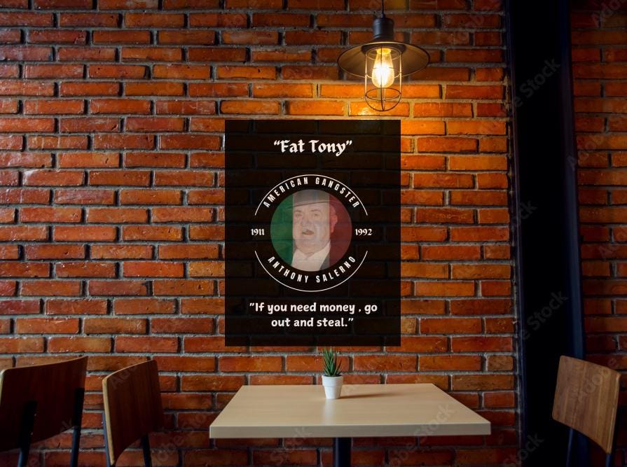 Mafia Poster . MOB Poster . Fat Tony Poster . - Etsy