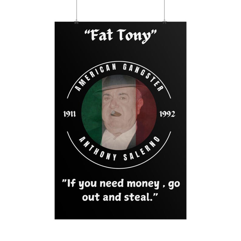 Mafia Poster . MOB Poster . Fat Tony Poster . - Etsy