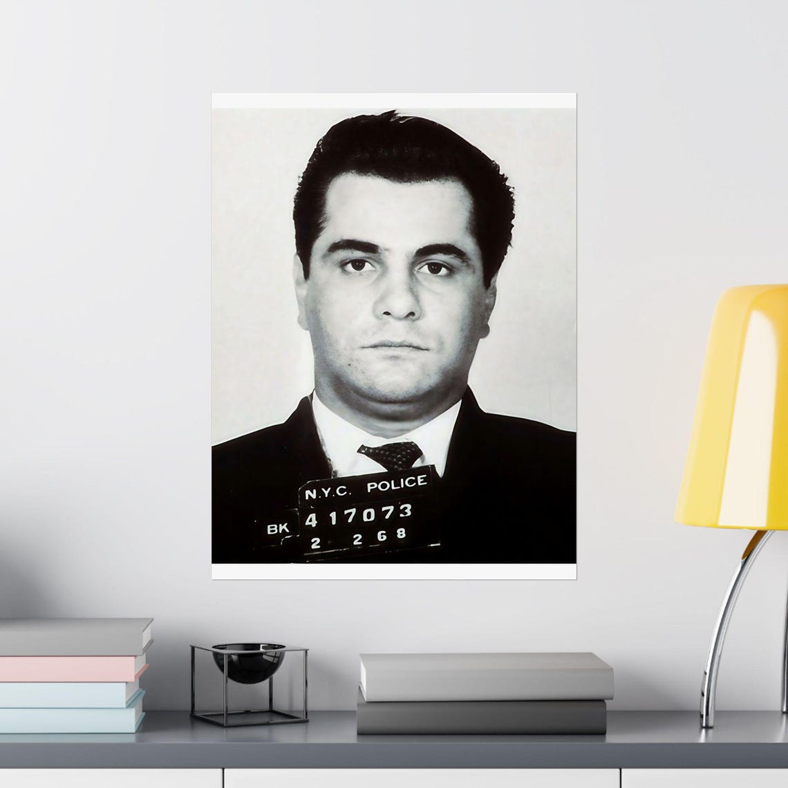 Mafia Mugshot . John Gotti Mugshot . Mafia Poster. Young John Gotti ...