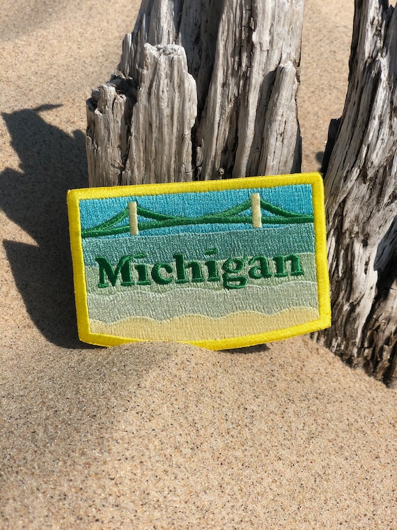 Michigan Embroidered Patch - Etsy
