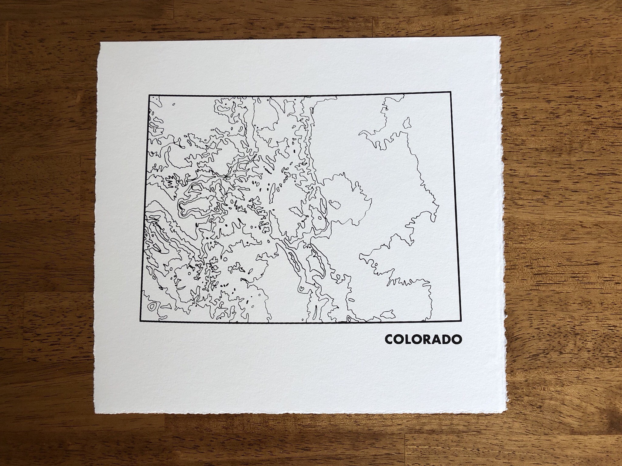 Colorado Topographic Map