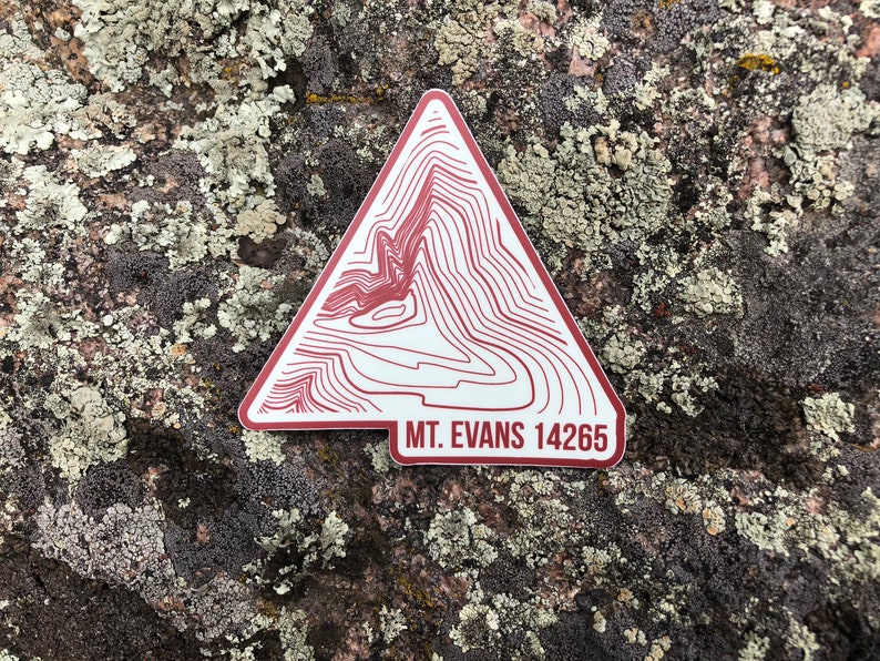 14er Front Range Topographic Stickers Value Pack - Etsy