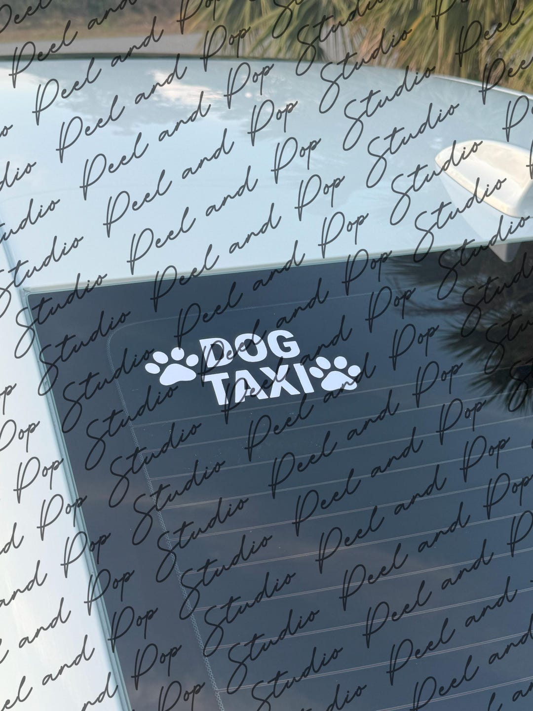Dog Taxi – 7x3 Matte Vinyl Car Sticker for Pet Chauffeurs - Etsy
