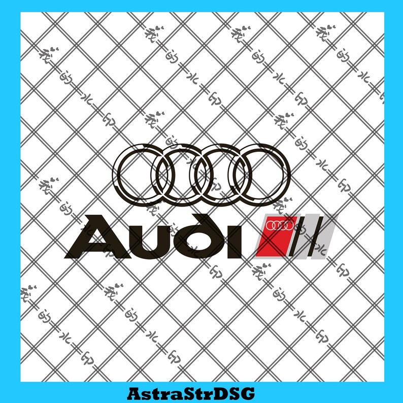 Car Logo, Car Brand Vector, Audi Logo Svg Pdf, Png Logo Stickers, RS ...