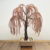 Unique Copper Wire Tree Floating in a 10 Inch Metal Hoop - Etsy UK