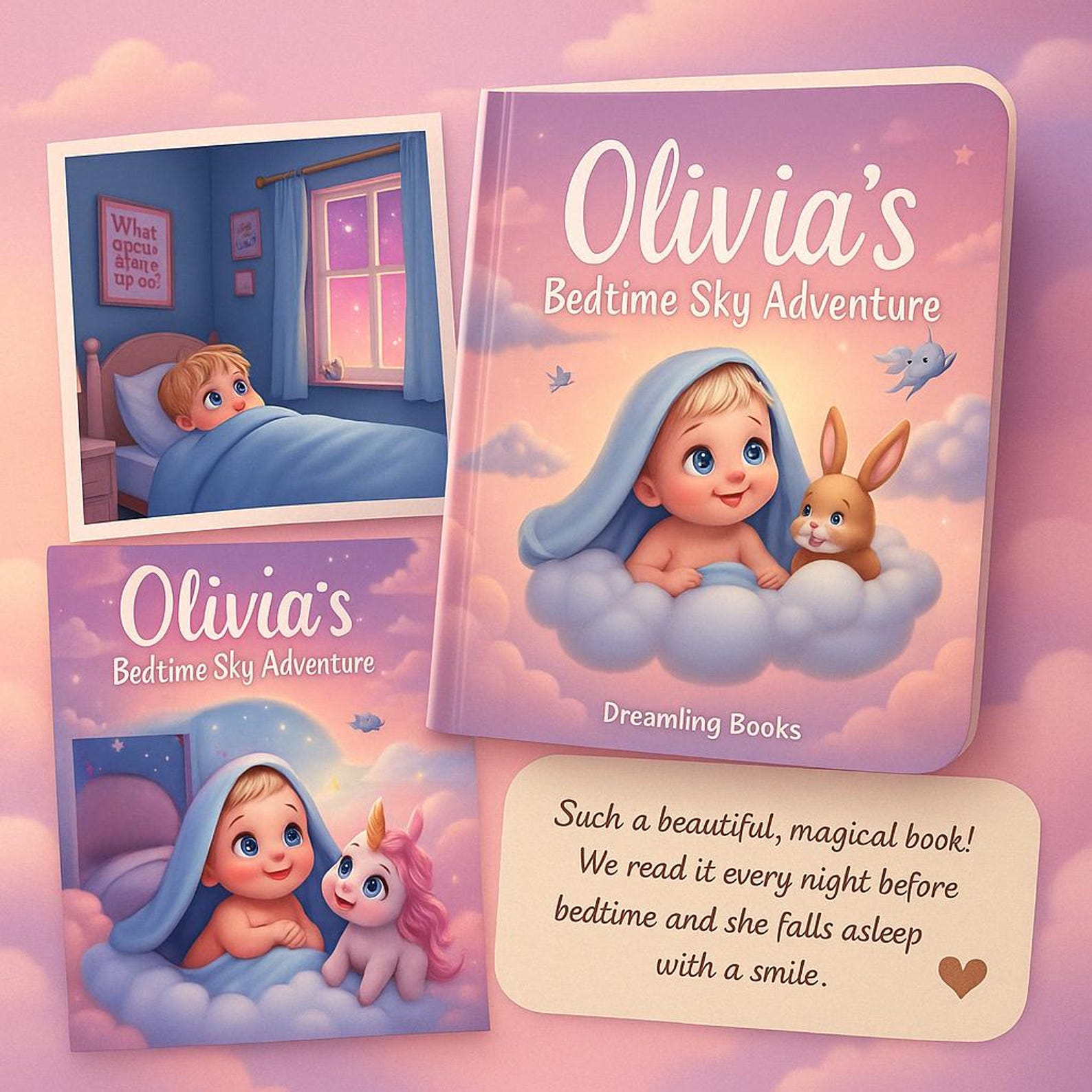 Personalized Kids Storybook PDF 10 Pages, Magical Kids' Nighttime ...