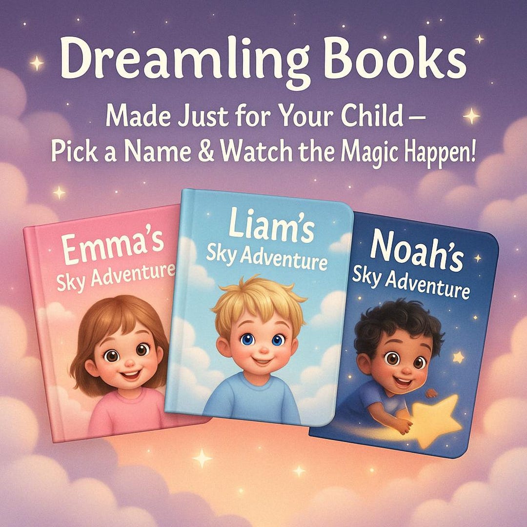 Personalized Kids Storybook PDF 10 Pages, Magical Kids' Nighttime ...