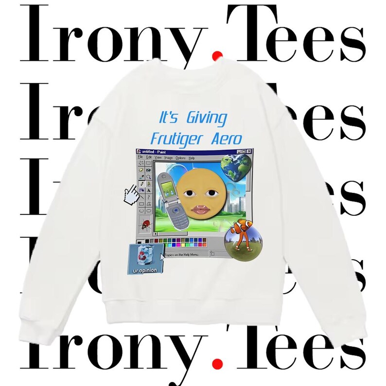 Its Giving Frutiger Aero Aesthetic Y2K T-shirt | Webcore Cybercore MS ...