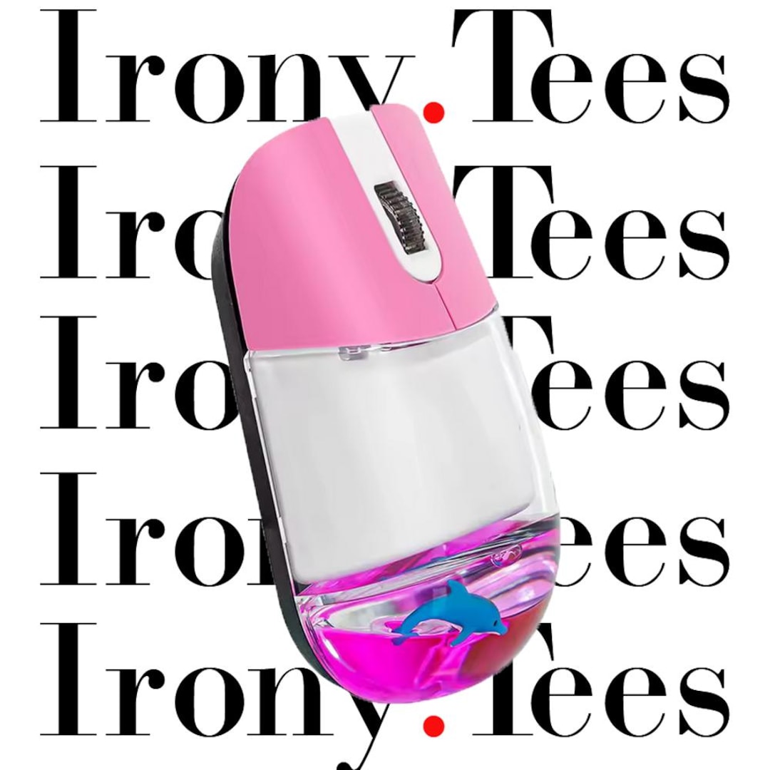 Frutiger Aero Wireless Bluetooth Aqua Mouse | Pink Dolphin White ...