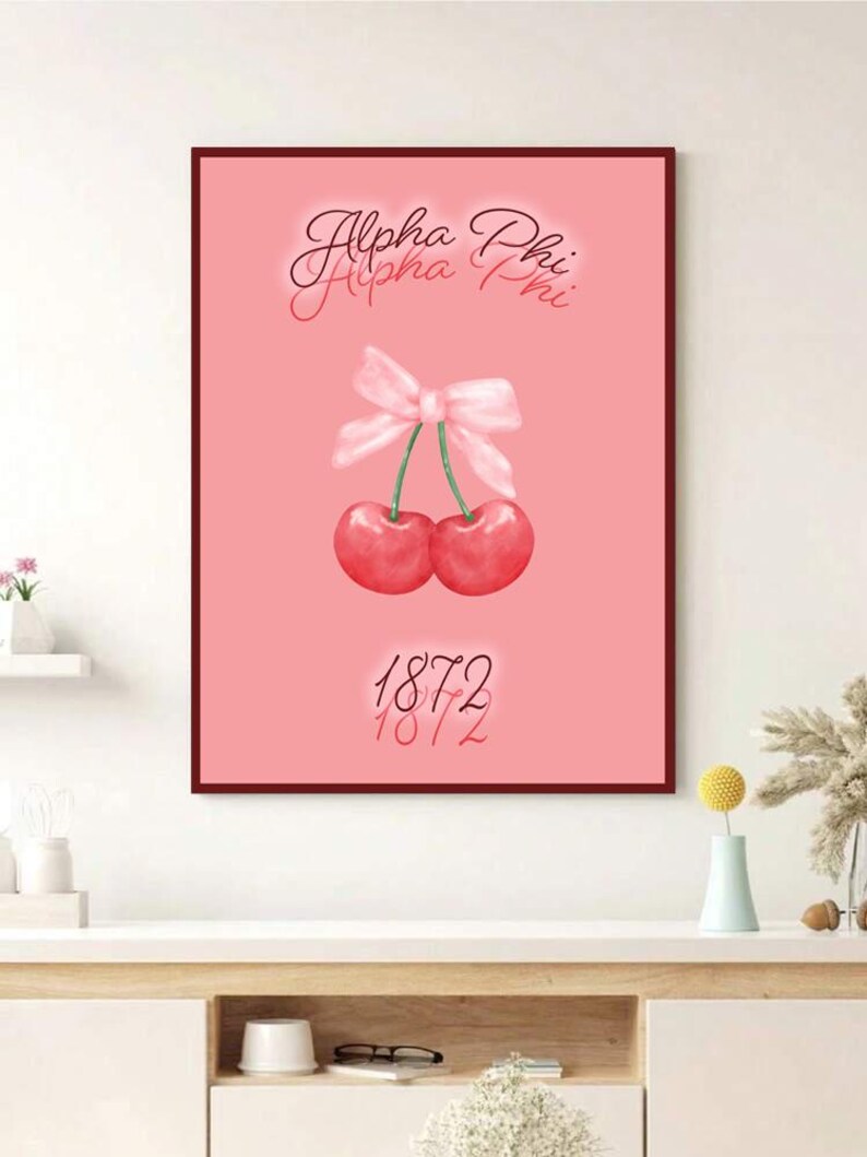 Alpha Phi Wall Poster - Etsy