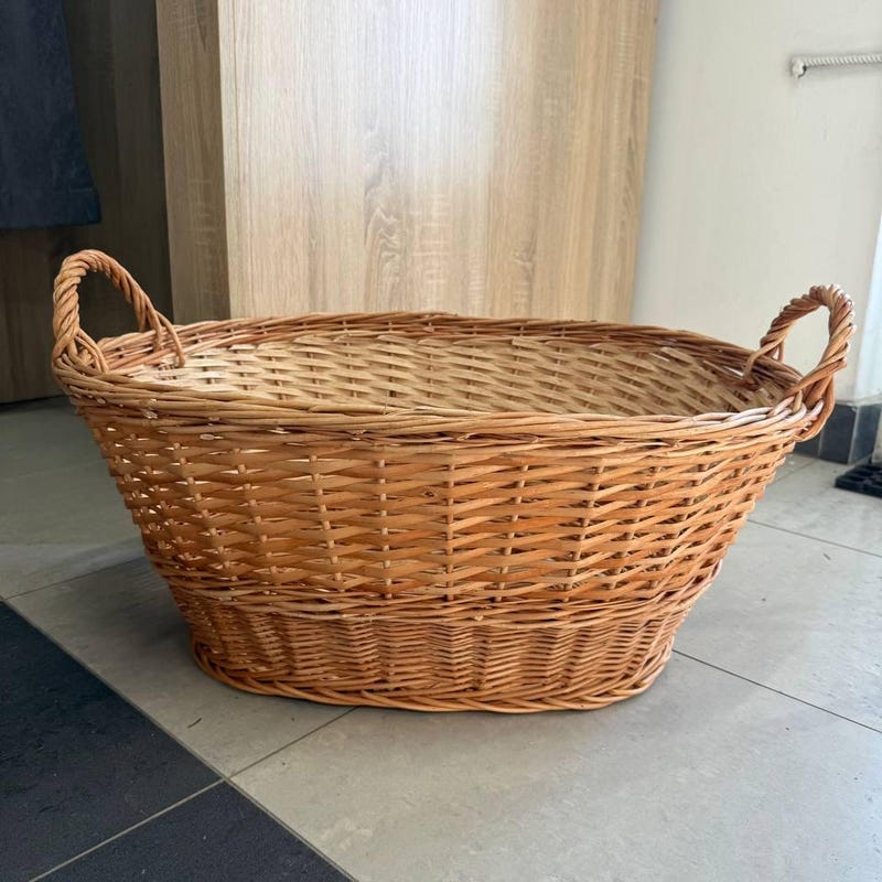 60cm Wicker Basket - Etsy