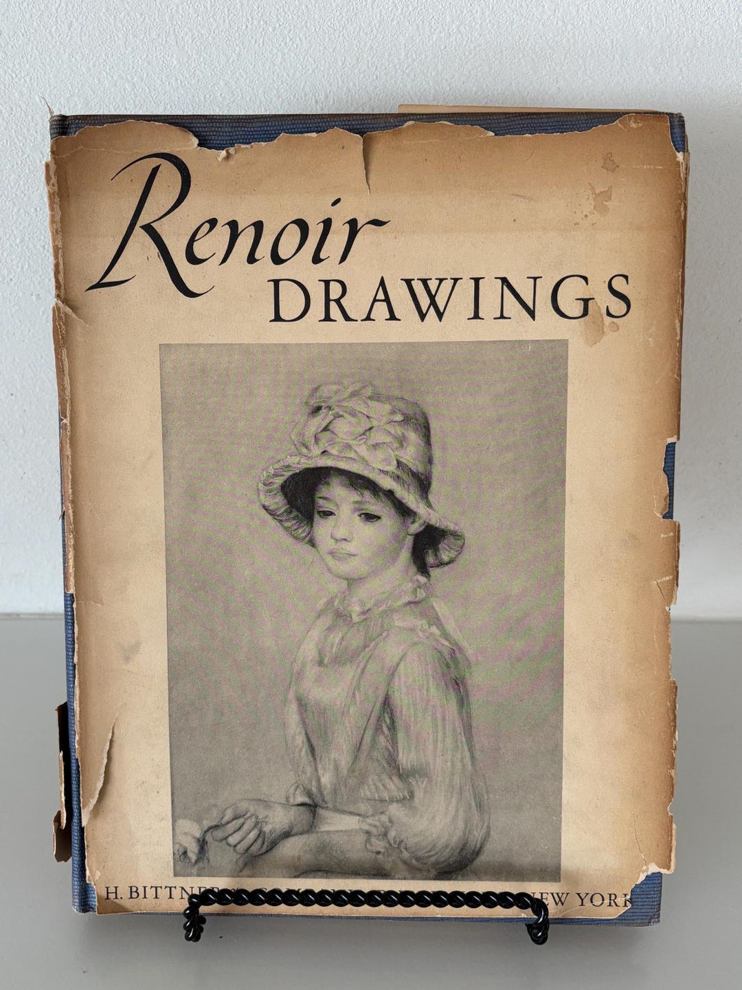 1946 Renoir Drawings Art Book - Vintage H. Bittner Publication - Rare ...