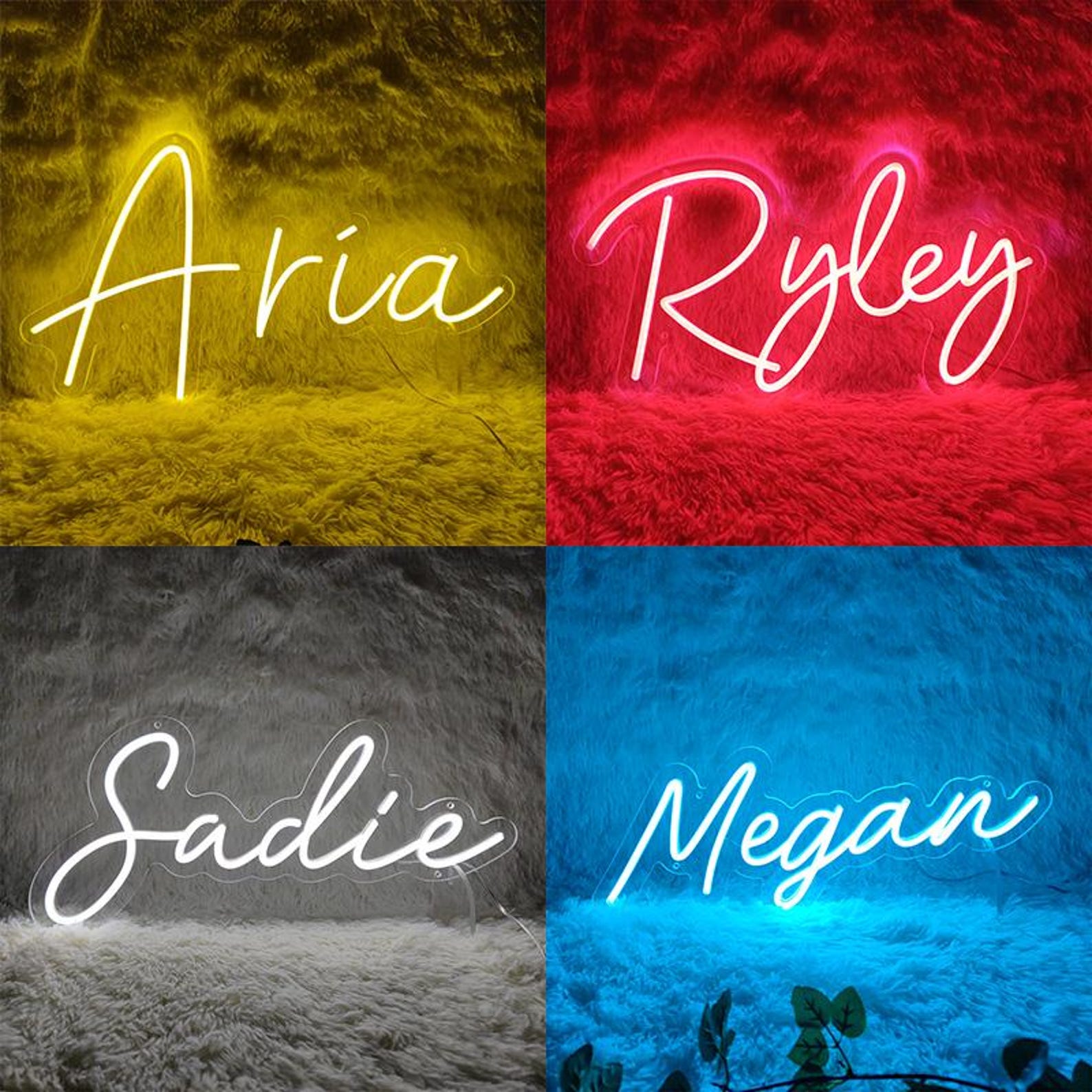 Custom Neon Sign Led Name, Light for Kids Name Custom Signs Teenage ...