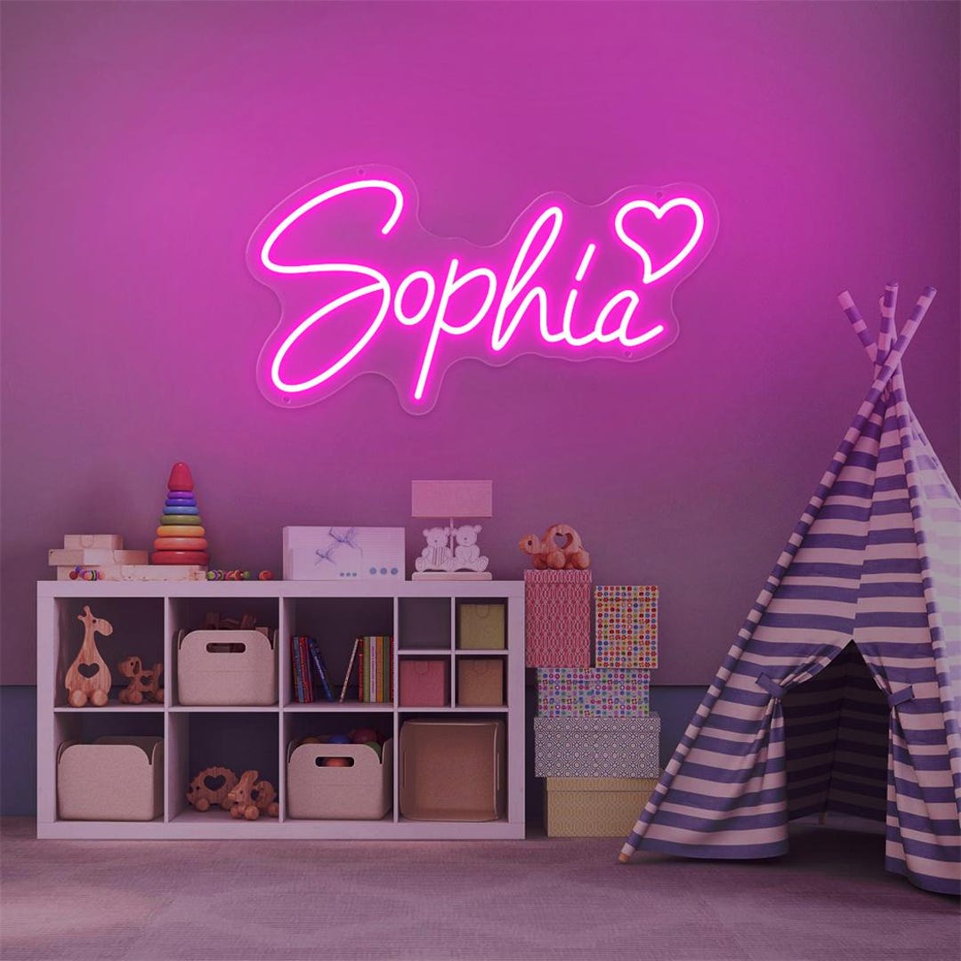 Custom Neon Sign Led Name, Light for Kids Name Custom Signs Teenage ...