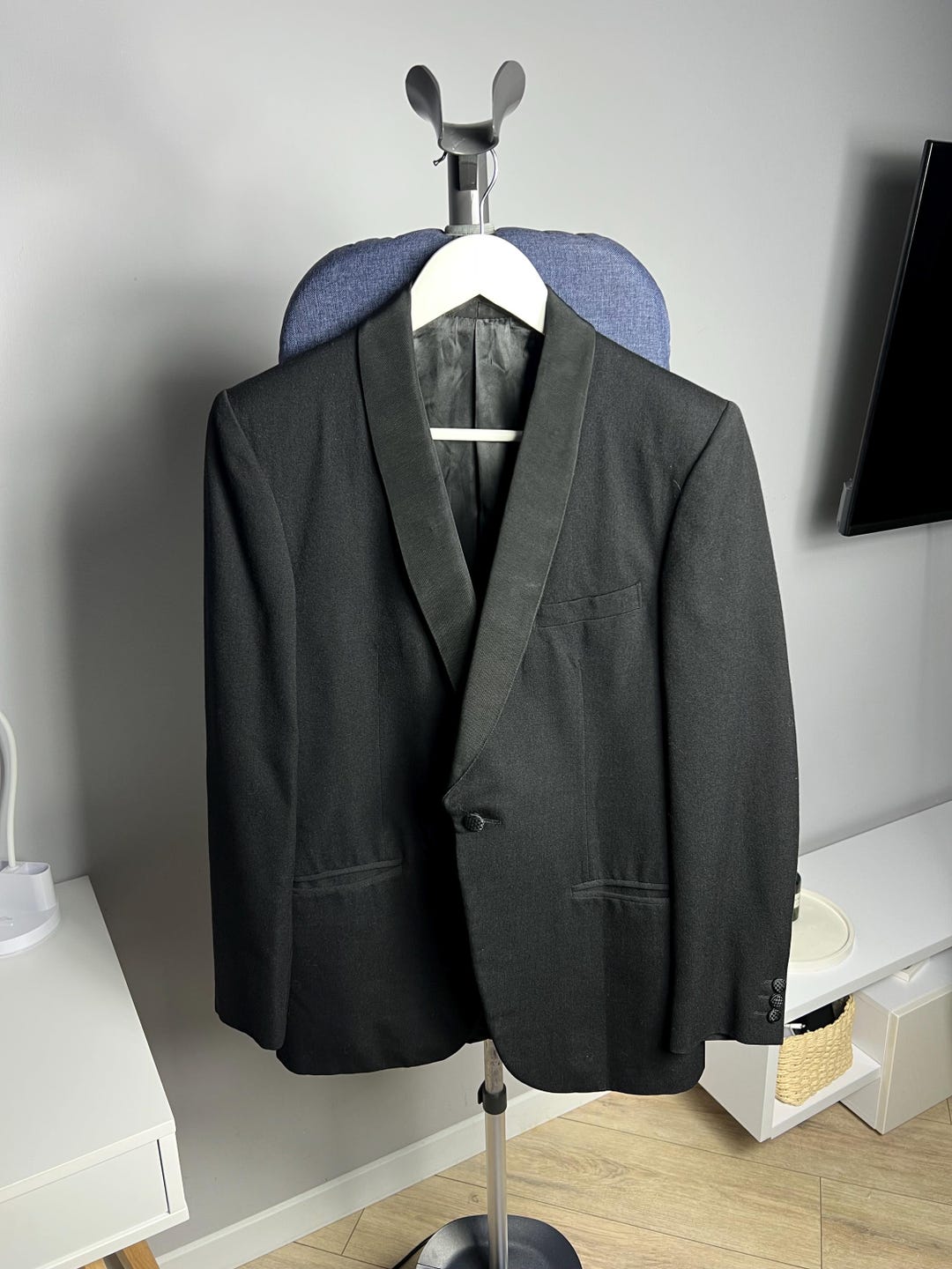 Rare Vintage 70s–80s Gieves & Hawkes Black Tuxedo Blazer Jacket Mens ...