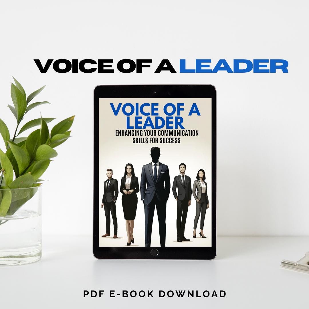 Voice of a Leader: Enhancing Your Communication Skills for Success ...