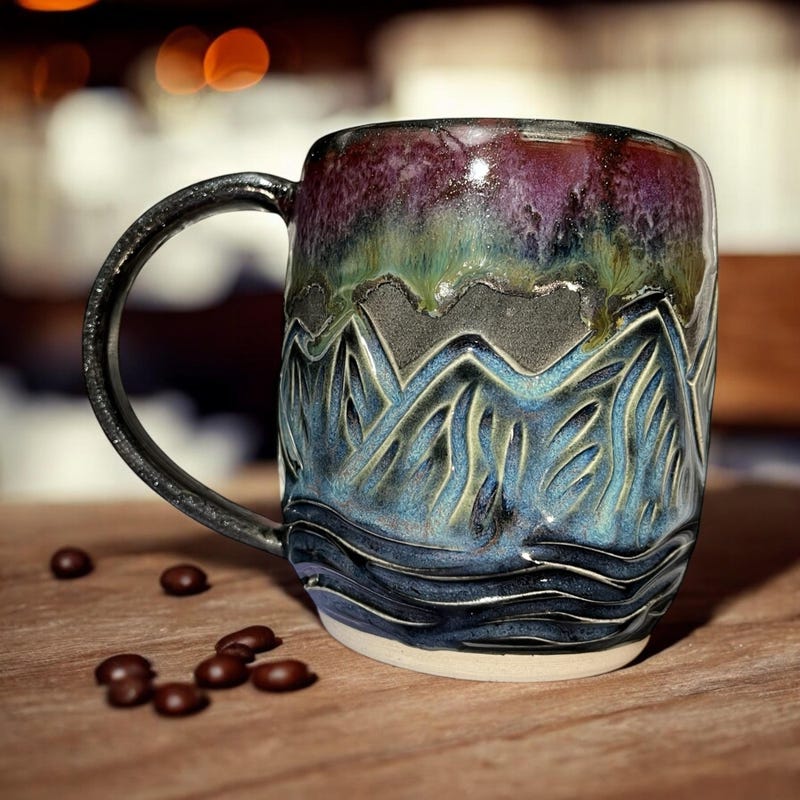 Hand Carved Mugs - Etsy