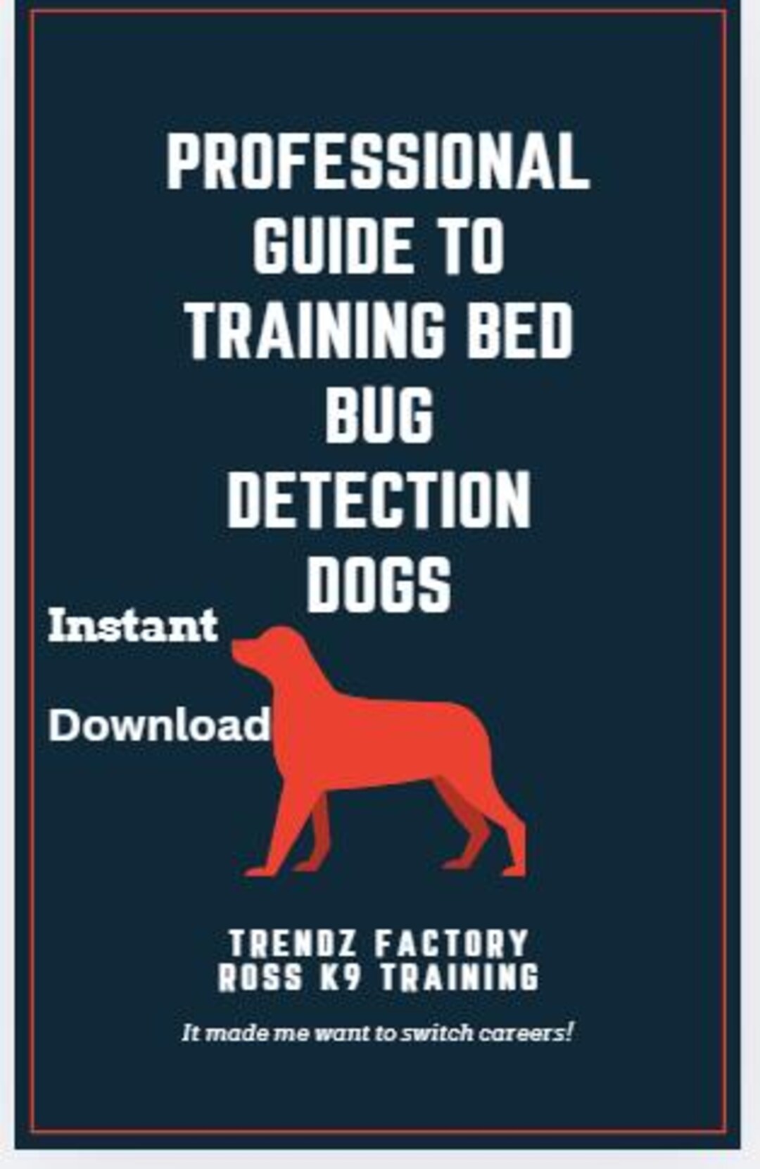 Professional Guide to Training Bed Bug Detection Dogs - Etsy