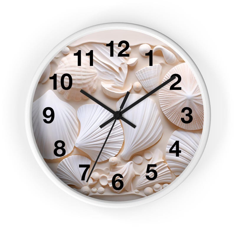 Seashell Clock - Etsy