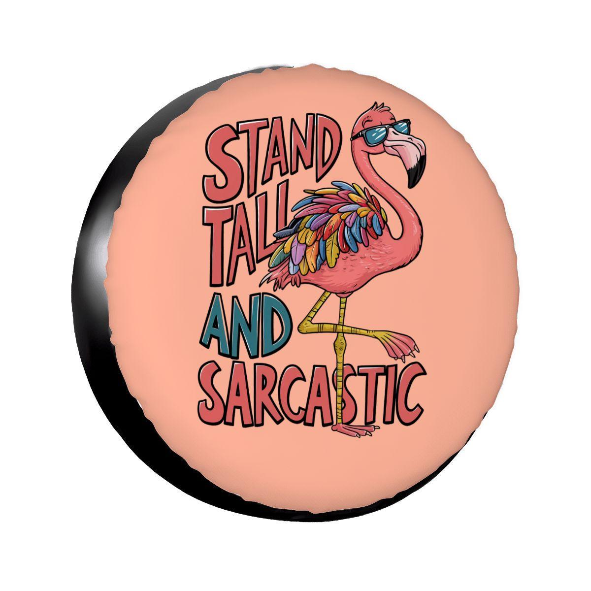 Funny Flamingo Spare Tire Cover | Sarcastic SUV, Jeep Accessory - Etsy