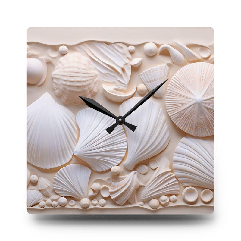 Seashell Clock - Etsy