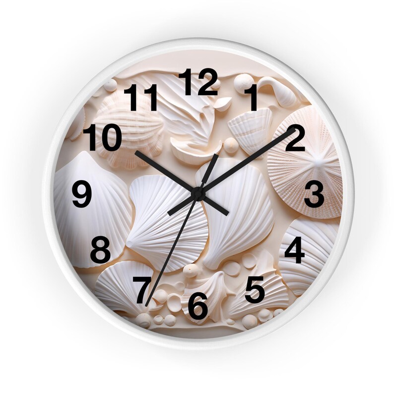 Seashell Clock - Etsy