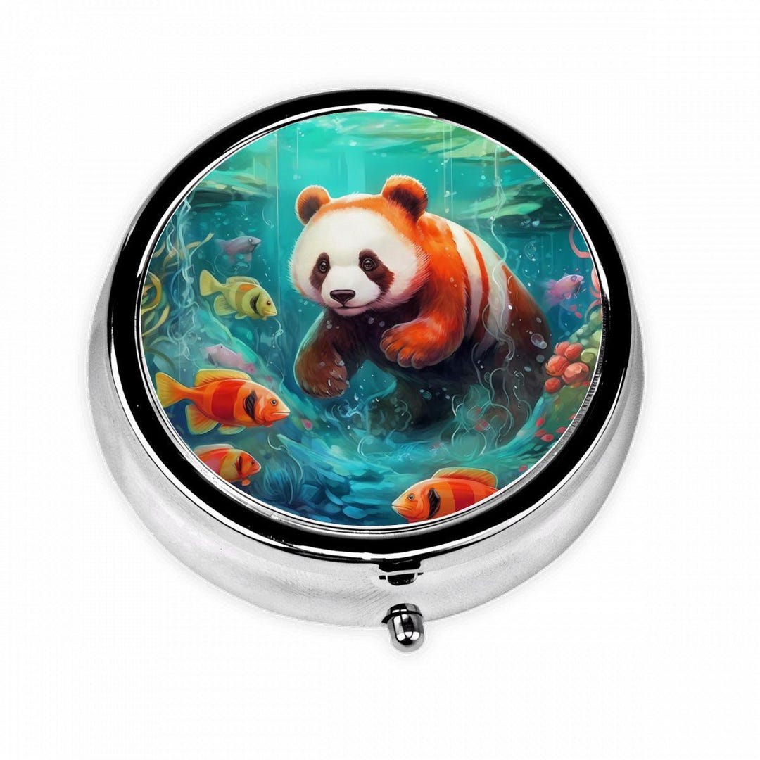 Panda Bear Pill Box – Travel Medicine Holder - Etsy