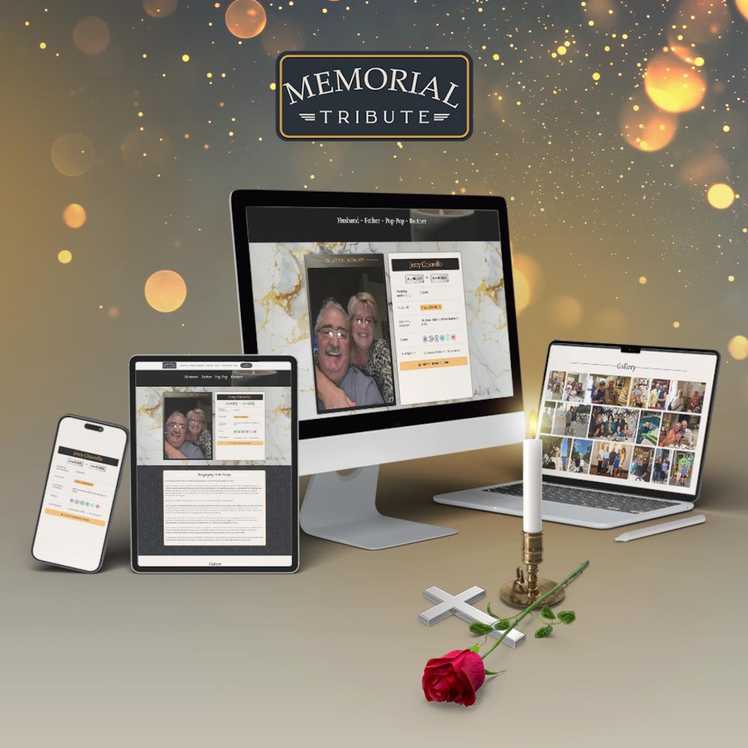 Lifetime - Online Digital Memorial Tribute – Personalized Memorial for ...