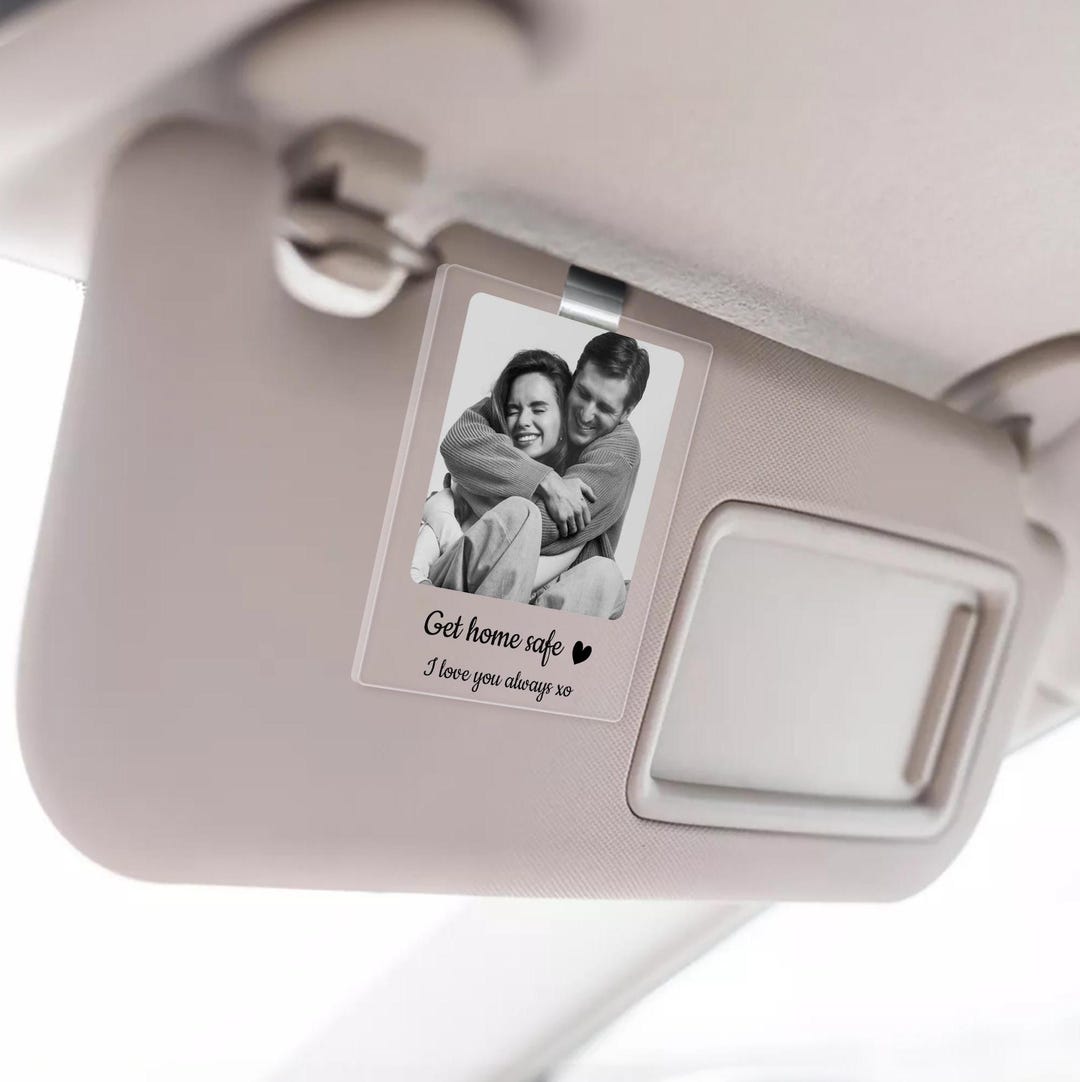 Personalized Car Visor Clip With Your Photo and Text - Christmas Gifts ...