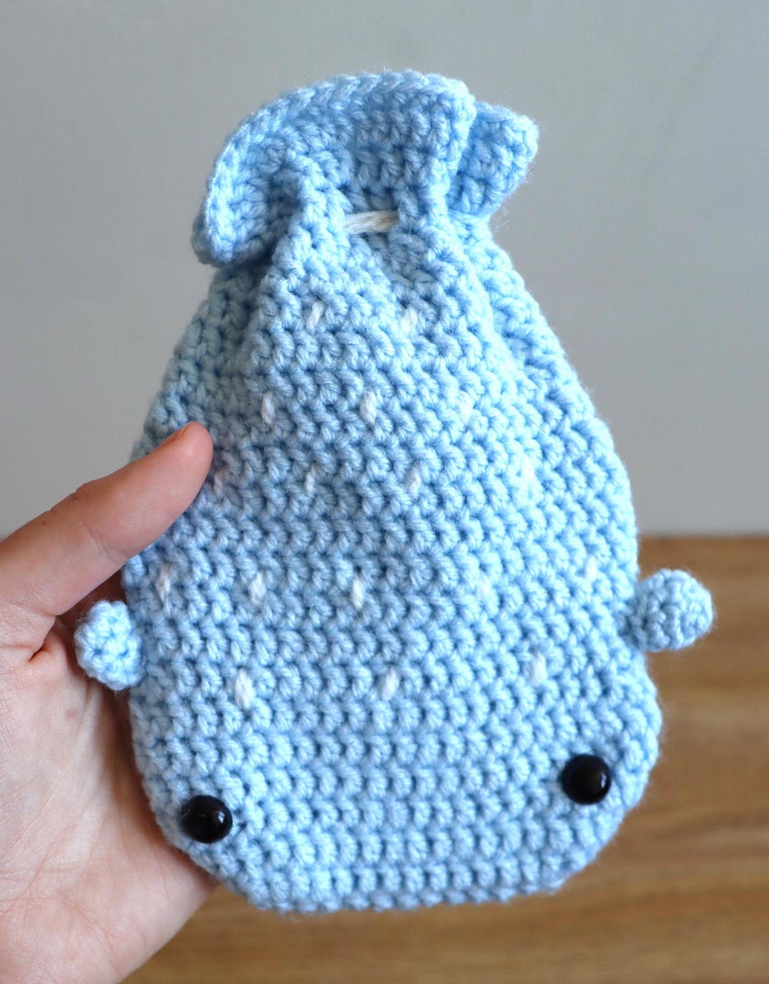 Handmade Crochet Whale Pouch, Cute Ocean Animal Coin Purse, Gift for ...