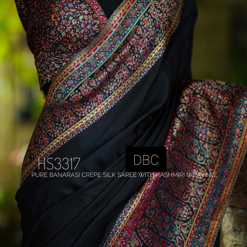 Banarasi Border Sarees - Etsy