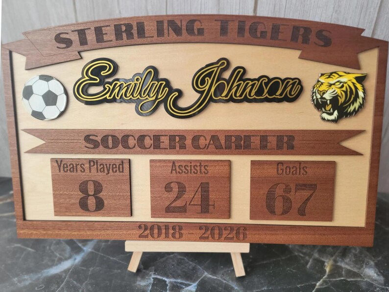 Academic Achievement Board Display Custom Graduate Award Recognition ...