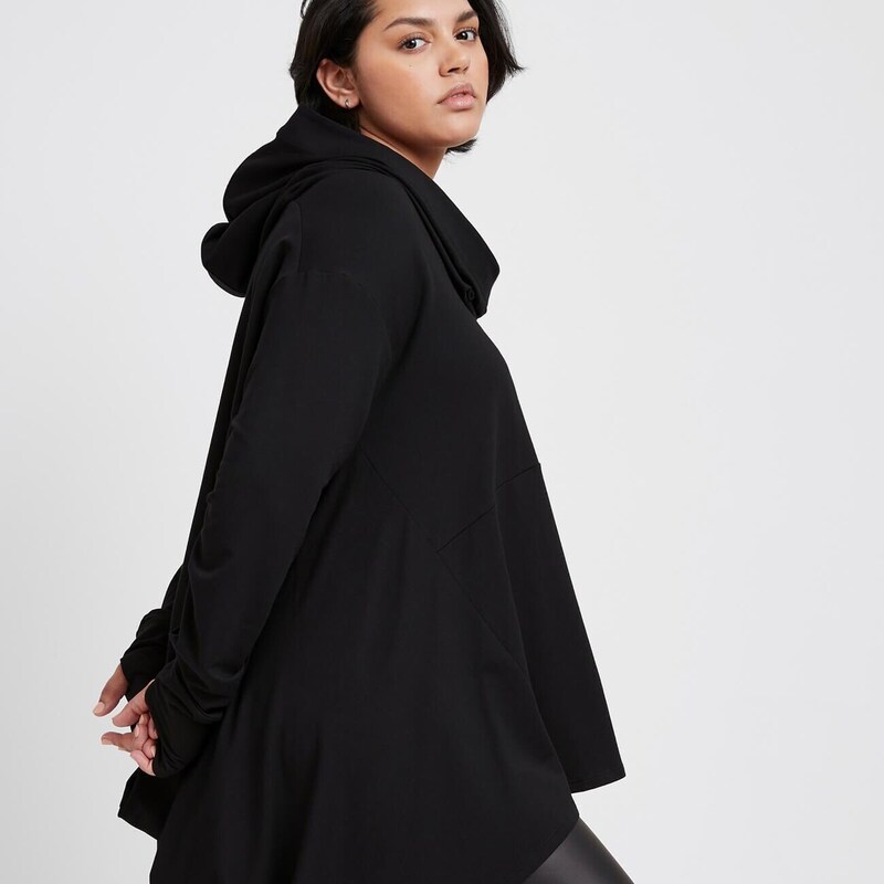 Cowl Neck Hoodie - Etsy