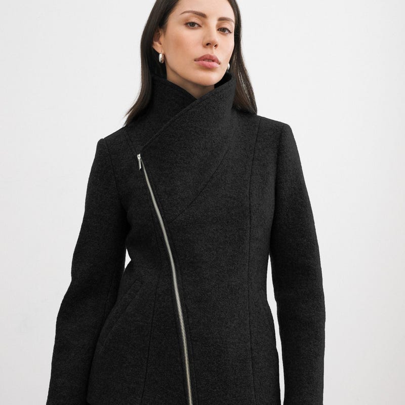 High Collar Jacket - Etsy