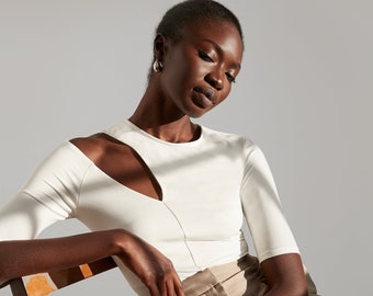 Open Shoulder Top | Etsy