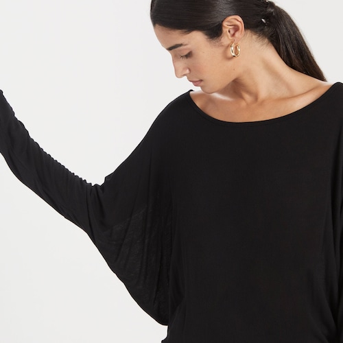 Dolman Sleeve Top Batwing Sleeve Blouse Long Sleeve Top off - Etsy
