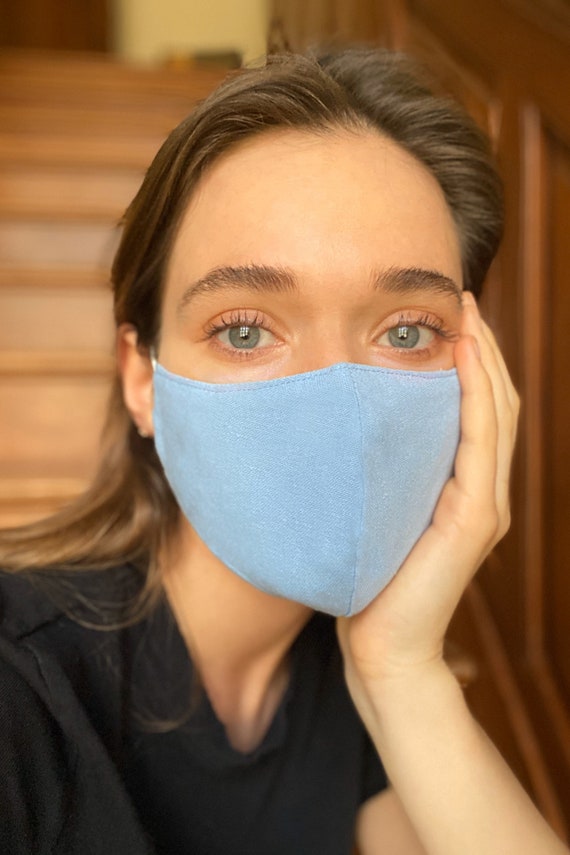 Face Mask With Filter Cotton Facemask Washable Mask Nose | Etsy