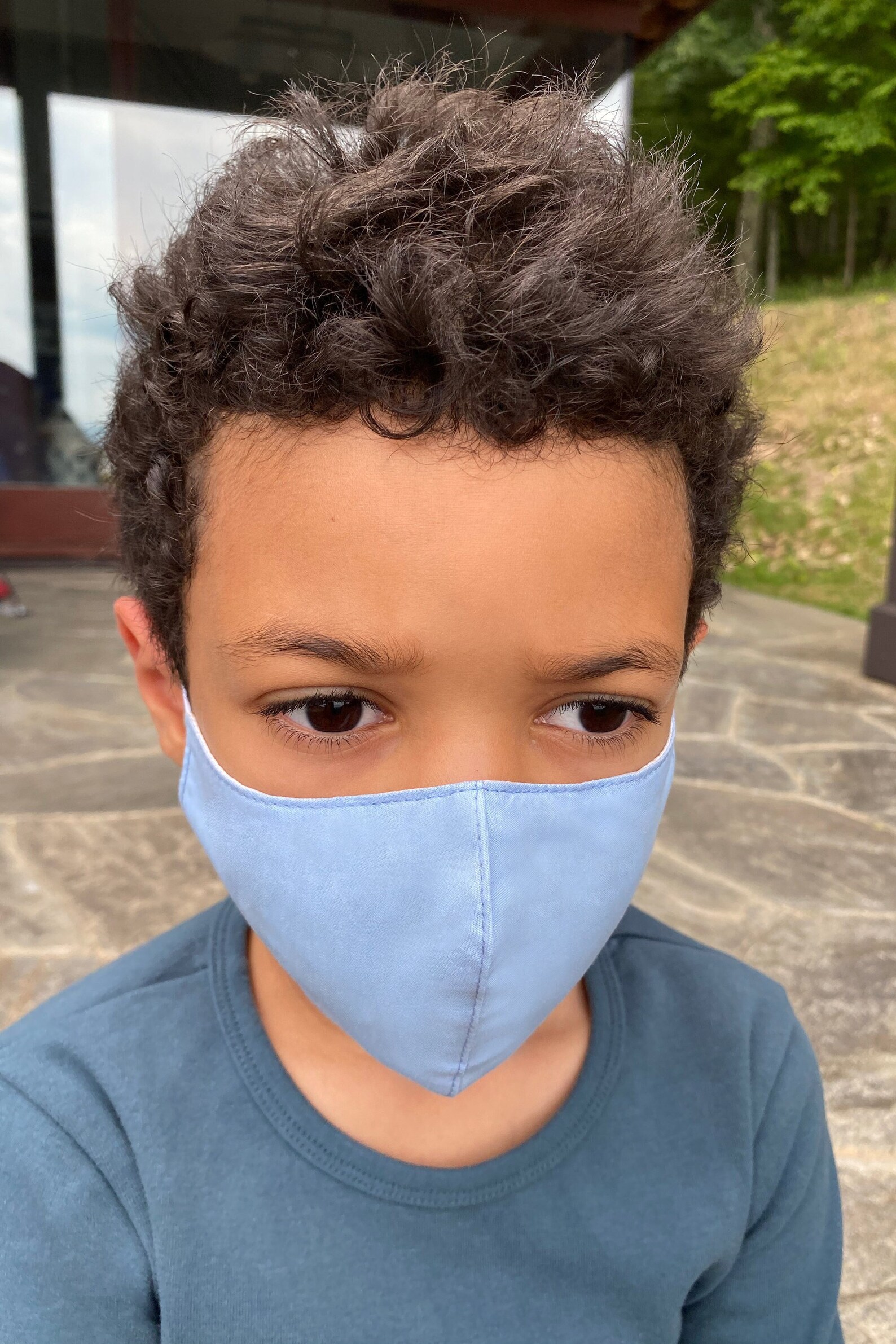 Child Face Mask With Filter Pocket Kids Mask Protective Mask - Etsy