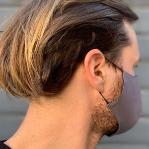 Extra Large Face Mask With Filter Cotton Facemask With Nose - Etsy