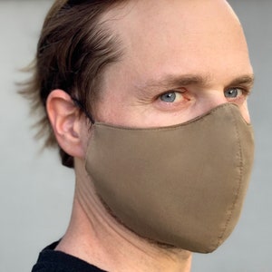 Extra Large Face Mask With Filter Cotton Facemask With Nose - Etsy