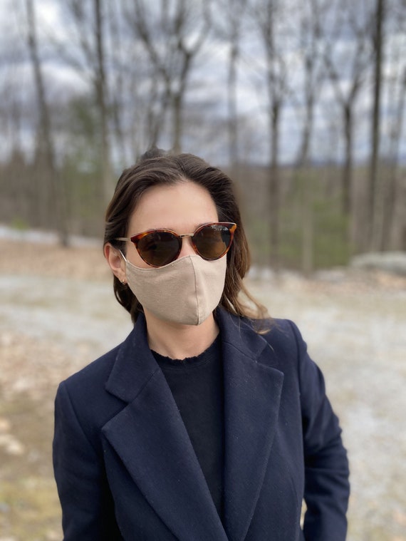 Face Mask with Filter Cotton Facemask Washable Mask Nose | Etsy