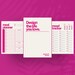 Pink Minimalist Life Planner Bundle: Goal Tracker, Habit Tracker ...