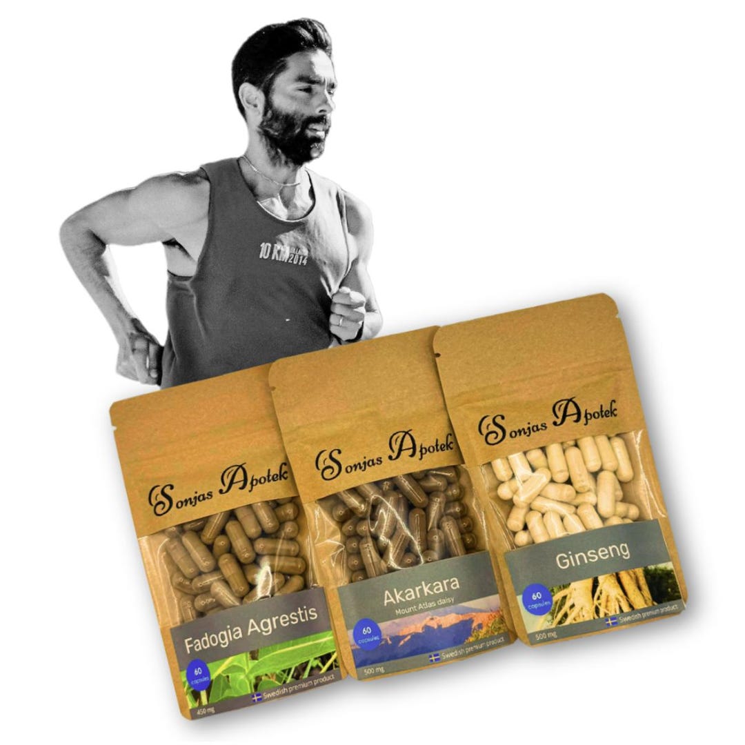 The Athlete 1 Bundle, Fadogia Agrestis 450 Mg Capsules, Akarkara 500 Mg ...