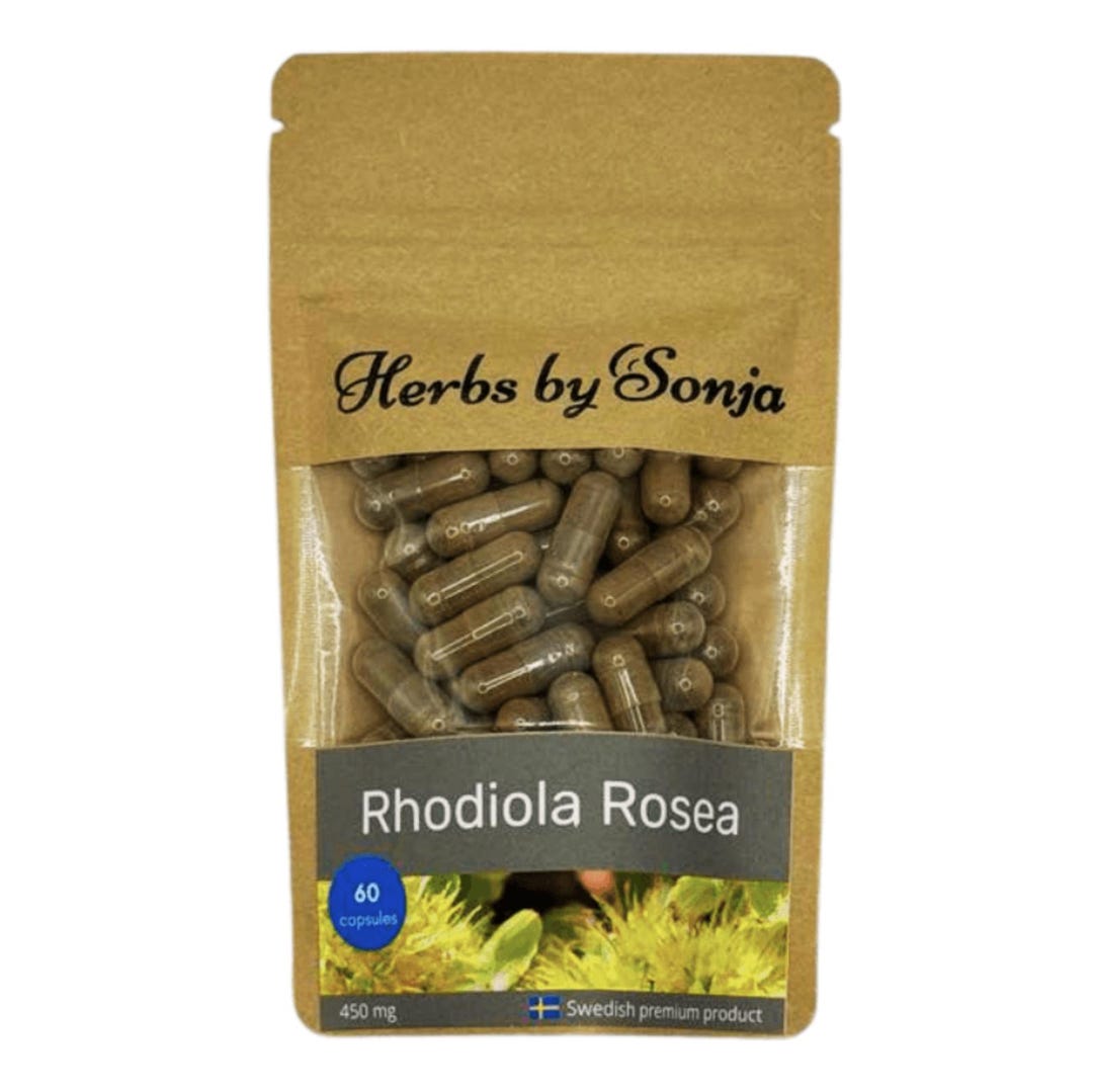 Rhodiola Rosea 450mg Capsules With 8% Rosavins and Salidroside, Natural ...