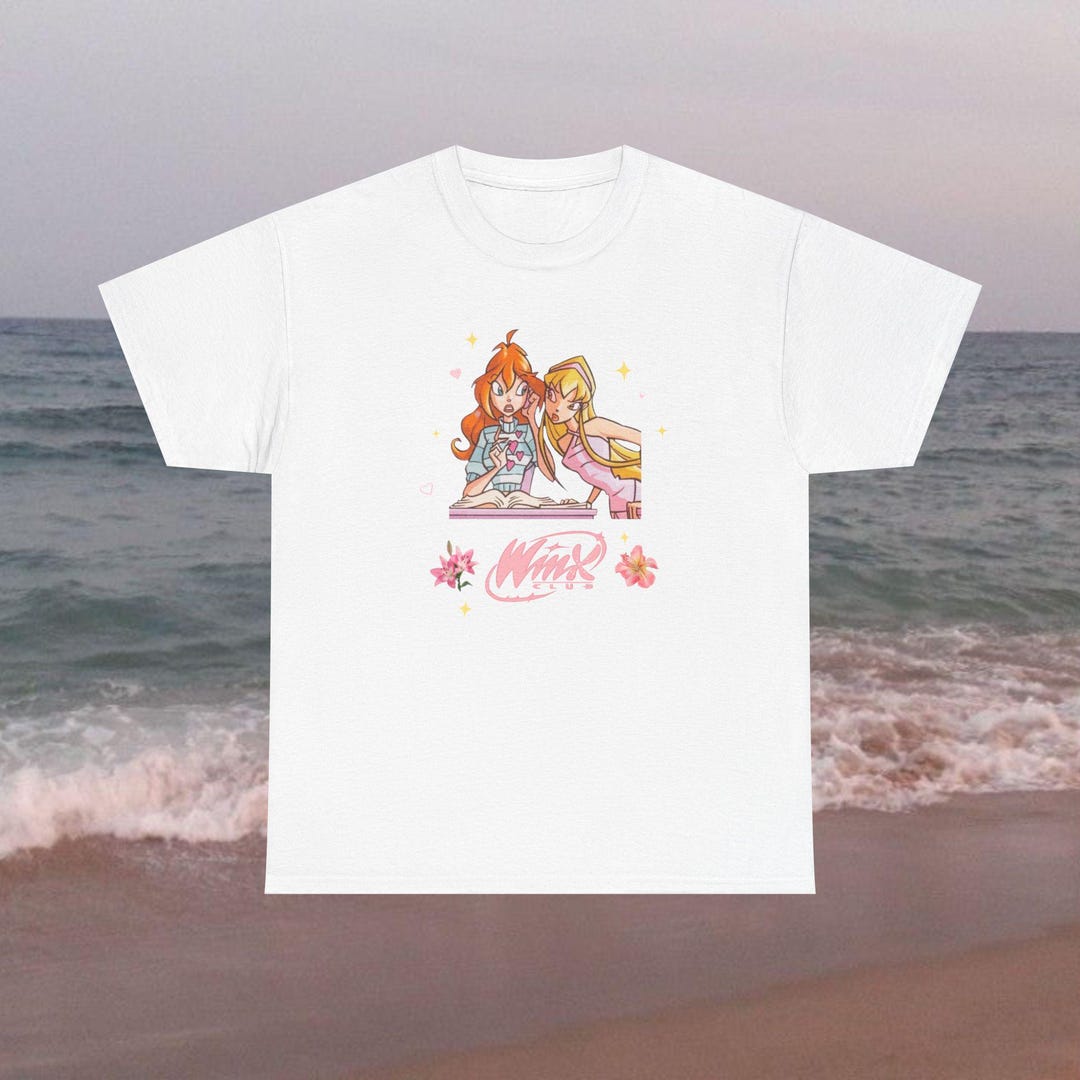 Winx Tee - Bloom and Stella Cotton T-shirt - Aesthetic Winx Merch ...