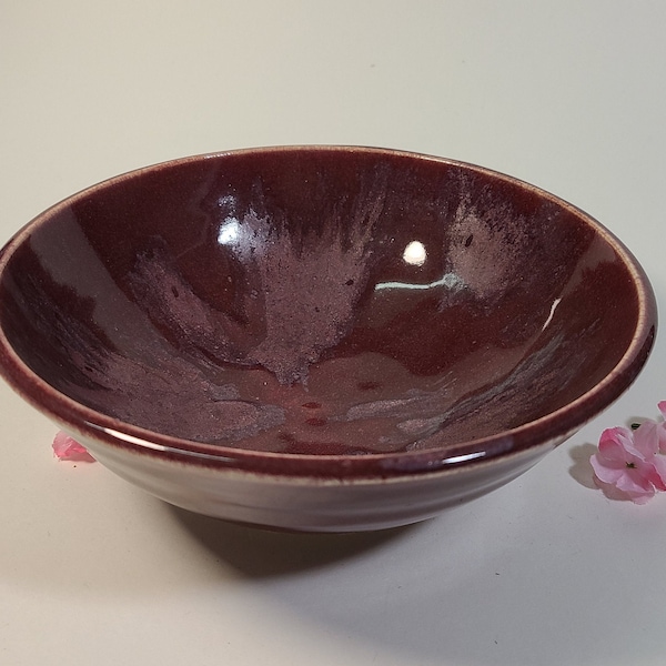 Red Ceramic Bowl - Etsy