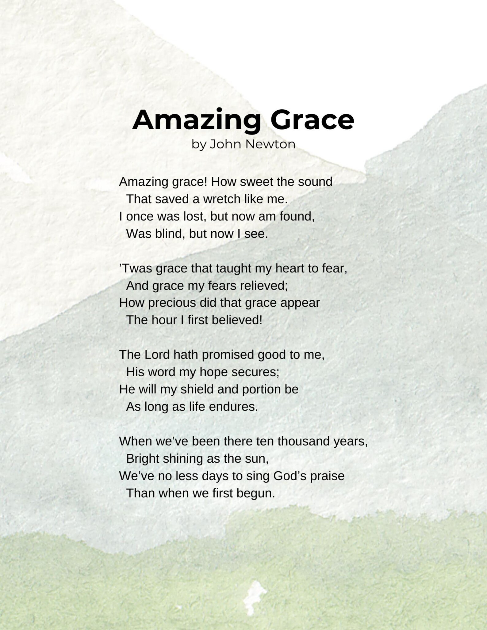 Printable Hymns and Creed for Classical Charlotte Mason Homeschool, Hymn Printable, Nicene Creed ...